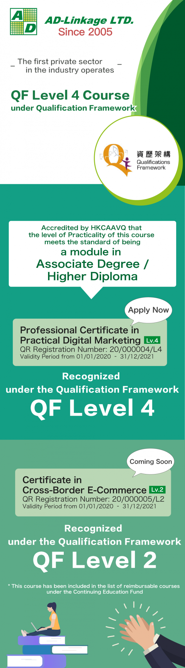 AD-Linkage Ltd. First QF Level 4 course kick-start - AD-Linkage LTD.